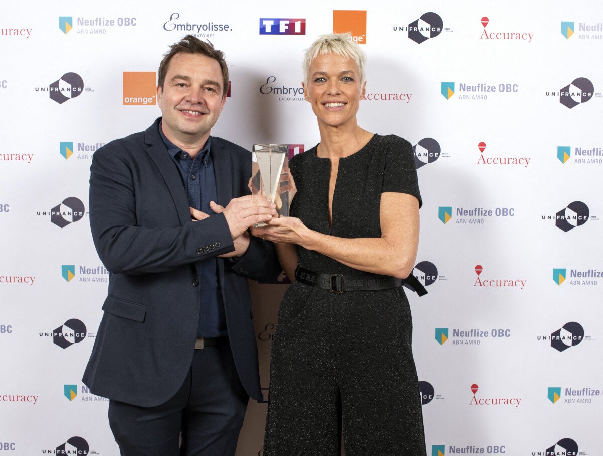 Photo : Anne Le Nen et Jean-Philippe Lemonnier - Trophée de la fiction ...