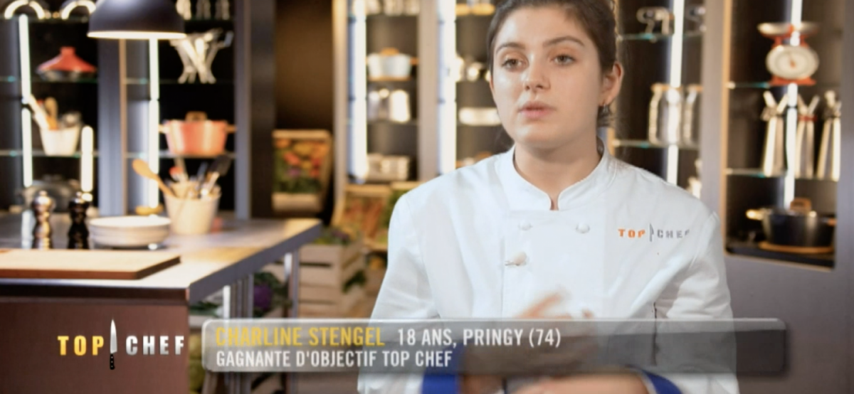 Photo : Charline dans "Top Chef 2021", sur M6. - Purepeople