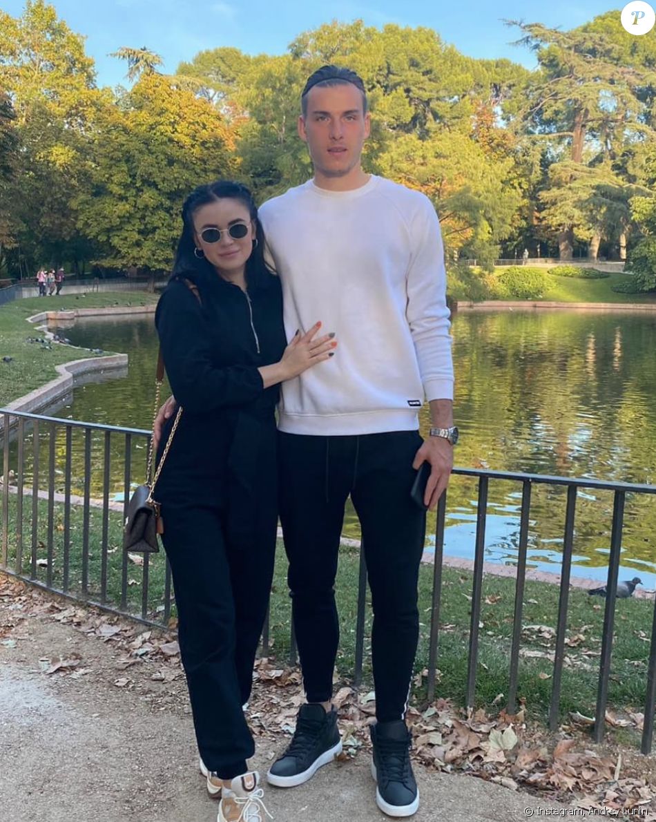 Andrey Lunin et son épouse Anastasiia en septembre 2020. - Purepeople