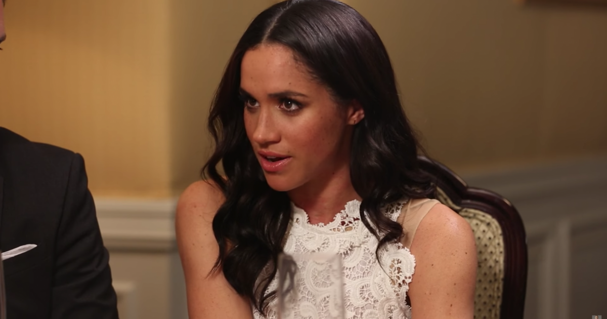 Meghan Markle lors de son interview avec Larry King, alors qu'elle ...