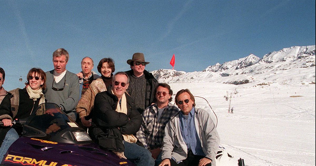 Jean-Claude Romer (au milieu, en arrière-plan), Bruno Solo, Virginie ...