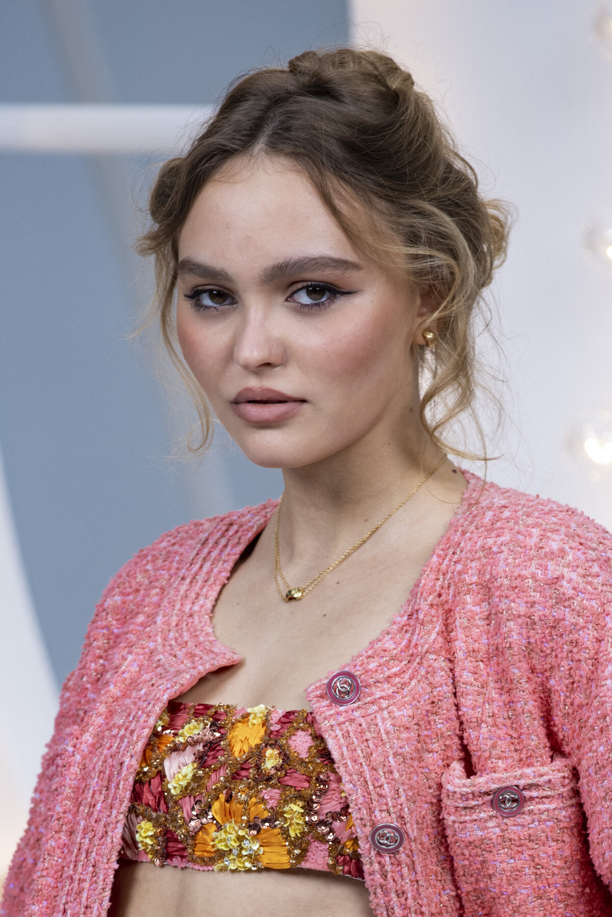 Photo : Lily Rose Depp - Photocall du défilé de mode prêt-à-porter ...
