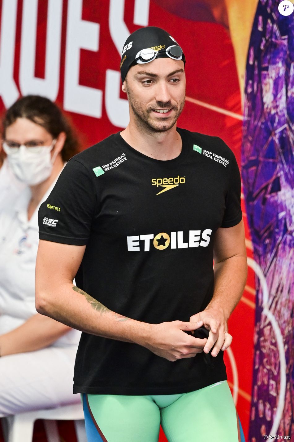 Jeremy Stravius (Fra) - Finale 50m Dos Messieurs lors des championnats ...