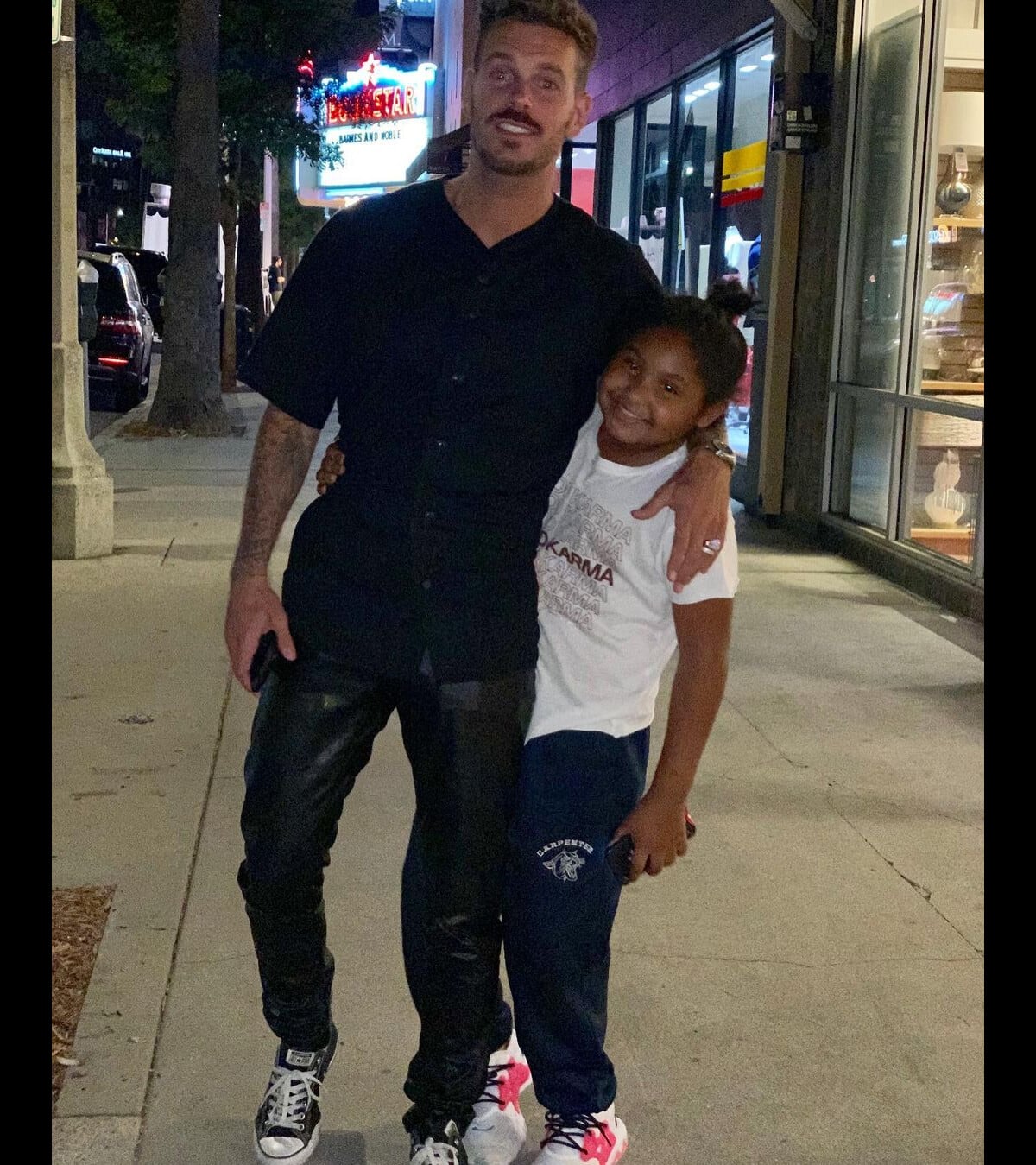 Photo : M. Pokora et sa belle-fille Violet Madison sur Instagram ...