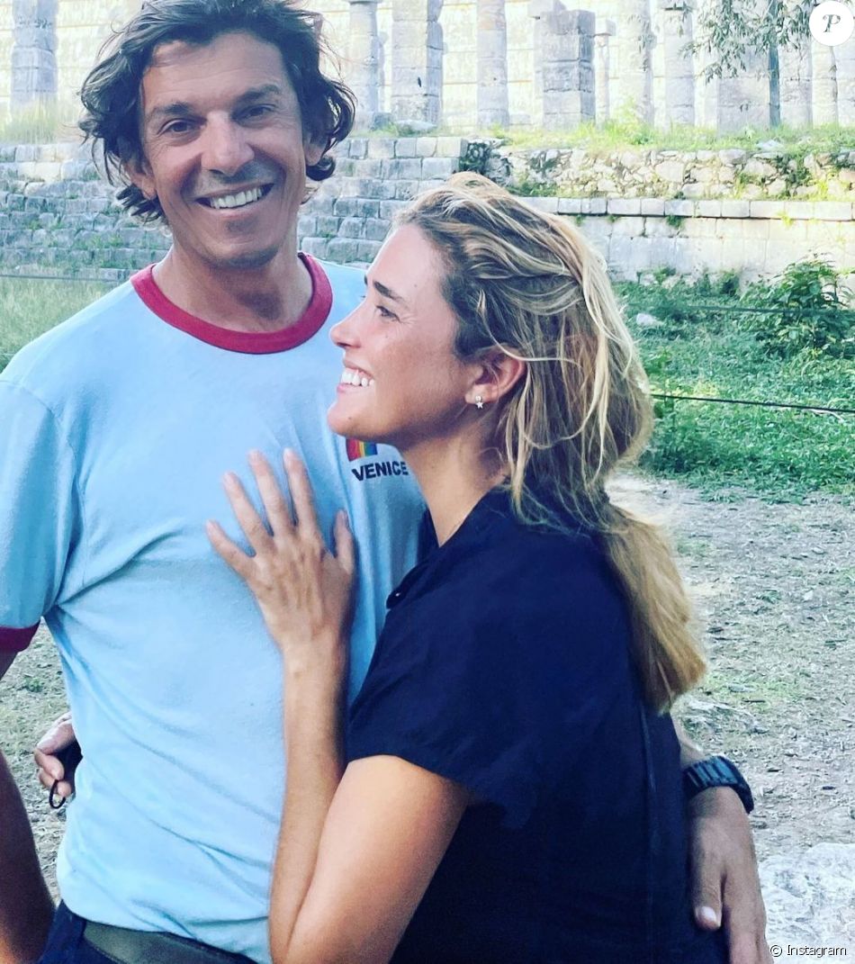 Vahina Giocante et François Chopard. Janvier 2021 - Purepeople