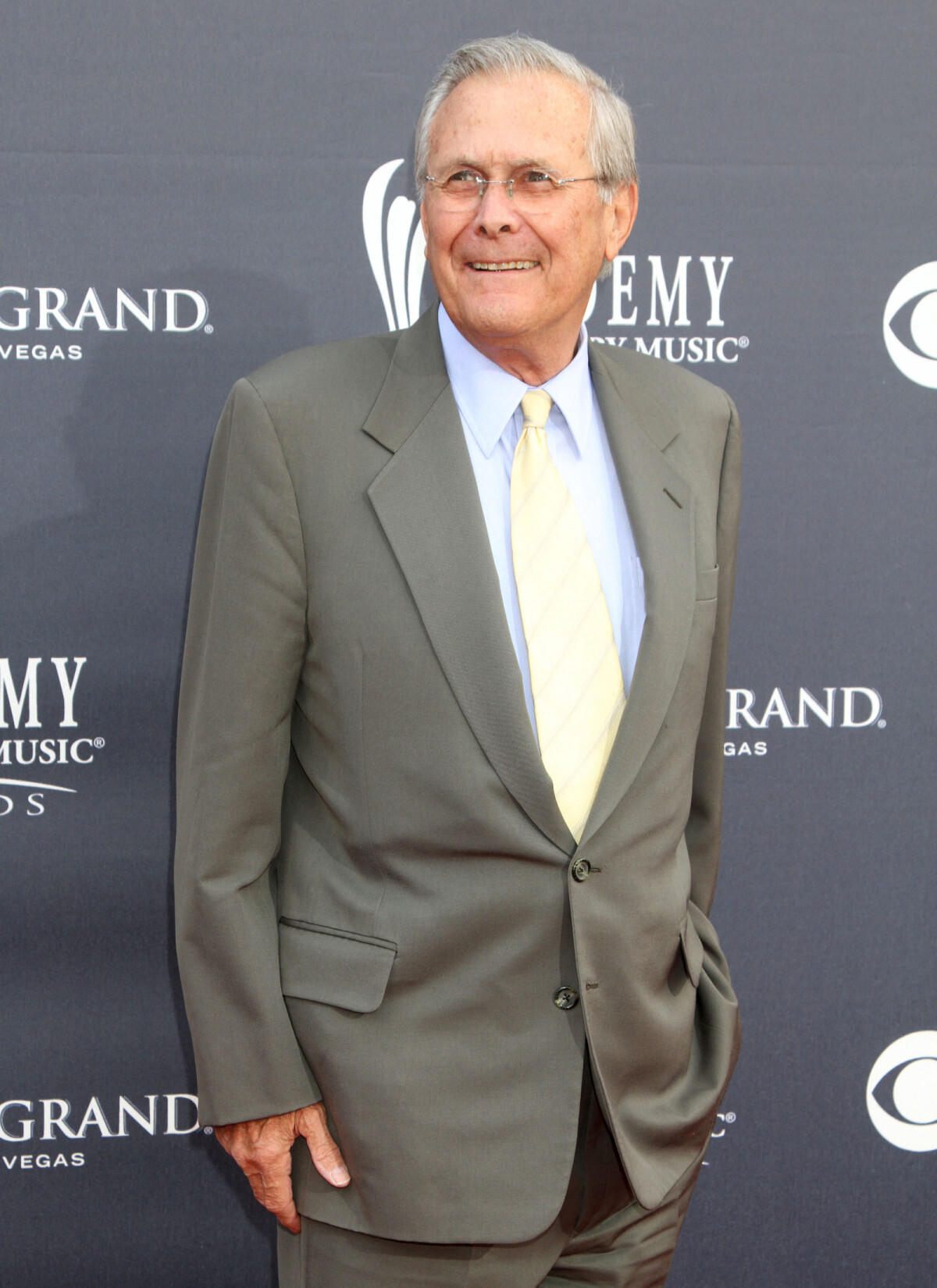 Photo : Donald Rumsfeld à Las Vegas en 2011. - Purepeople