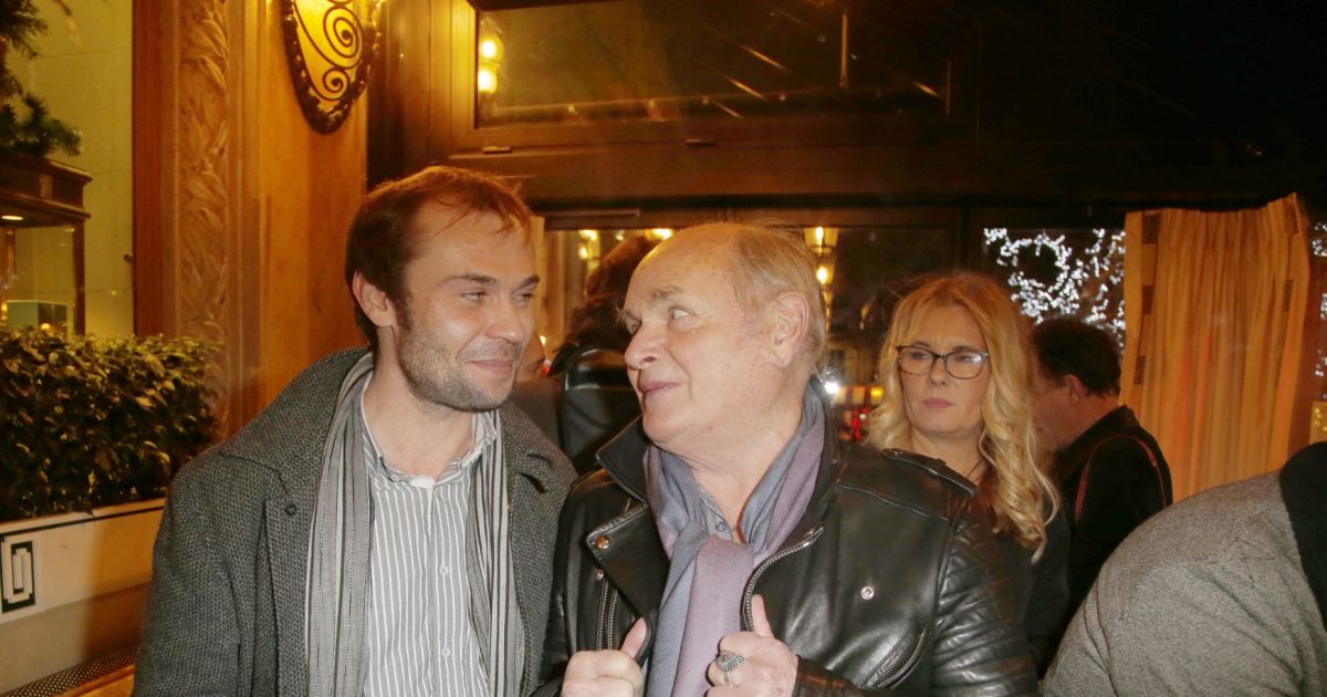 Robinson Stévenin et son père Jean-Francois Stévenin - Soirée hommage à ...