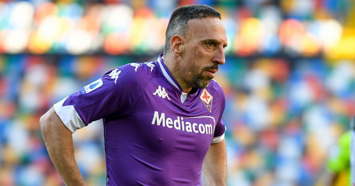 Franck Ribéry (ACF Fiorentina) lors d'un match de championnat Serie A ...