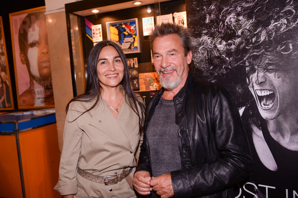 Photo : Florent Pagny et sa femme Azucena Caamano lors de la première ...