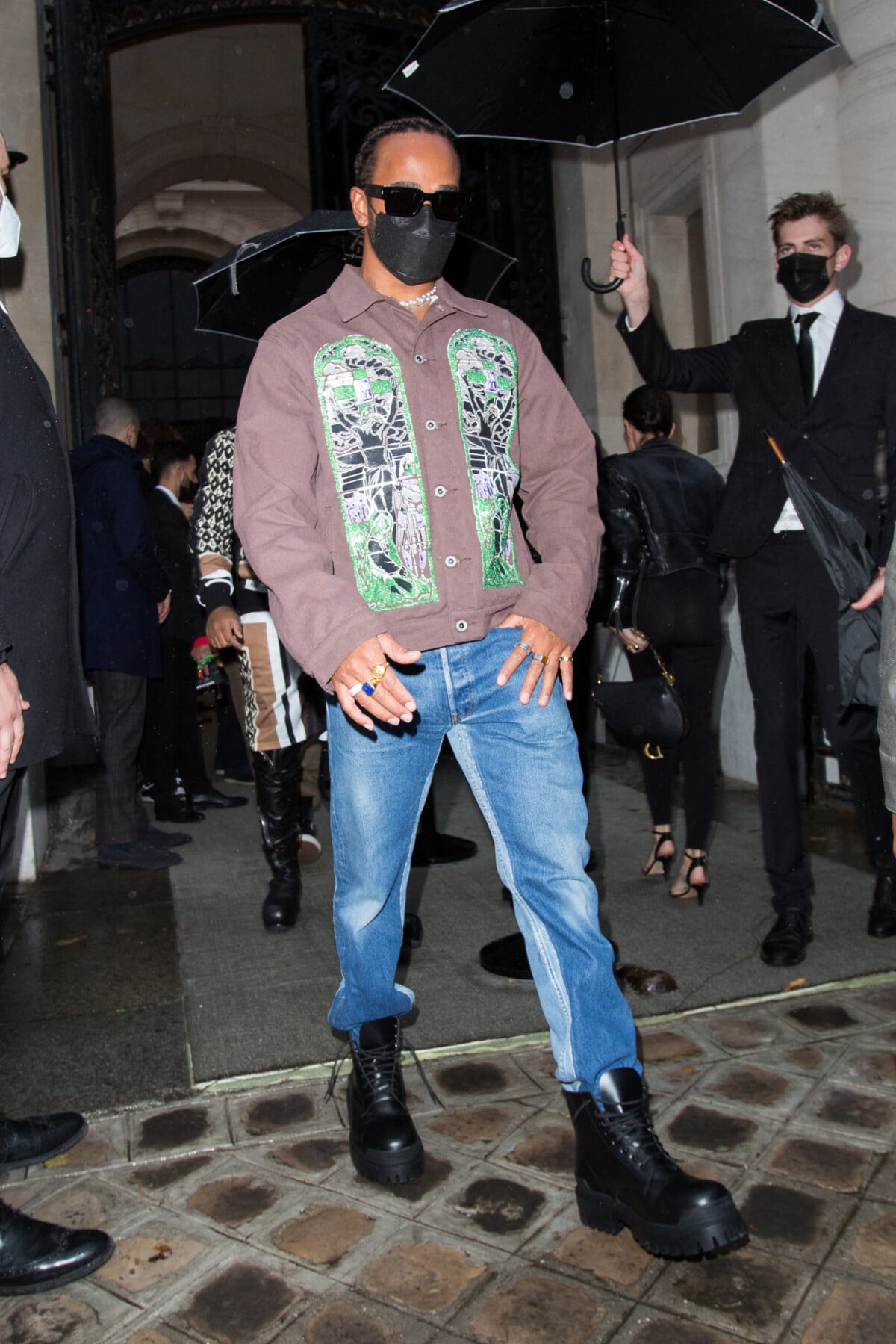 Photo : Lewis Hamilton lors de la soirée "Vogue Paris fête ses 100 ans ...