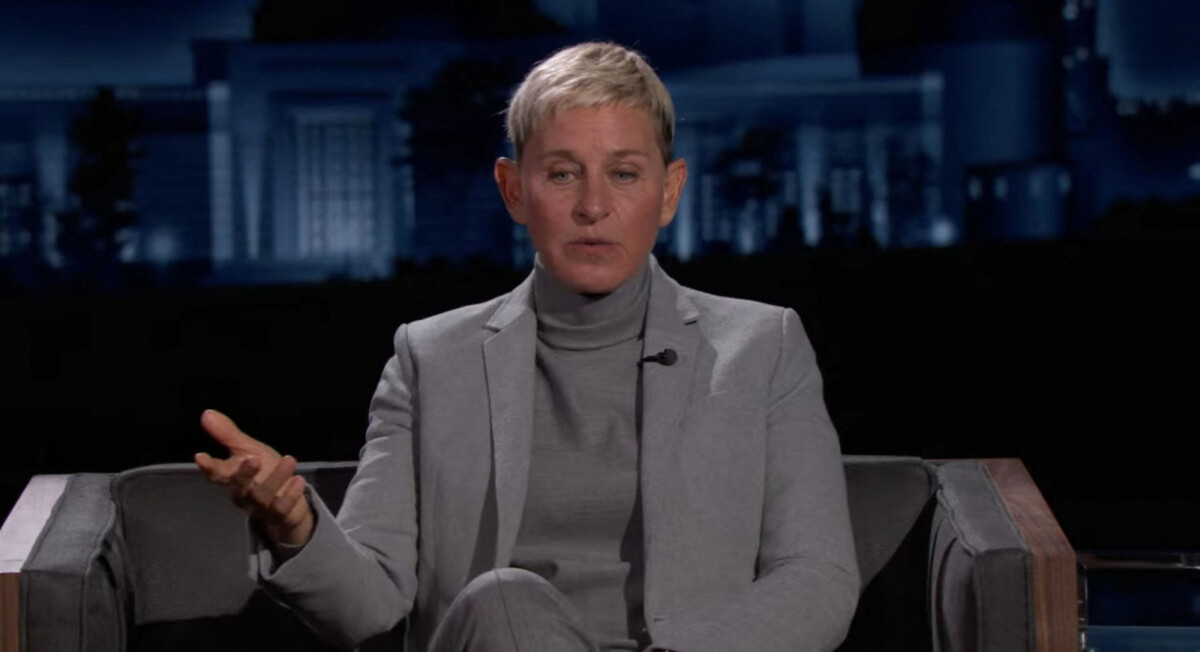 Photo : Jimmy Kimmel évite le scandale en recevant Ellen DeGeneres dans ...