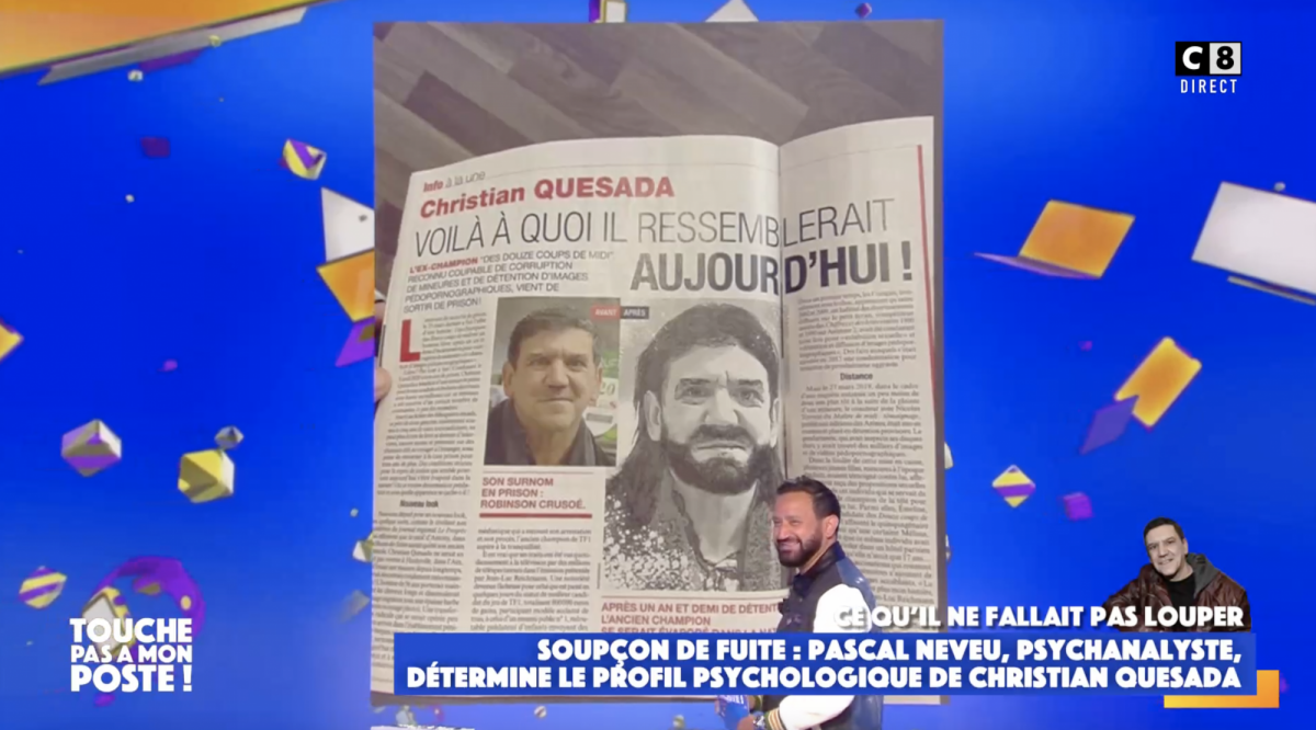 Photo : Portrait robot de Christian Quesada, méconnaissable depuis sa ...