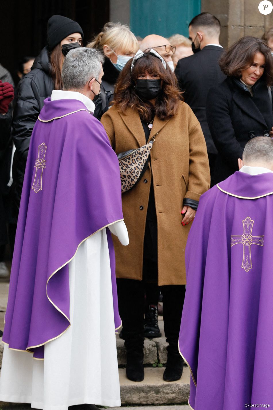 Elsa Wolinski - Sorties de la bénédiction en hommage à Maryse Wolinski ...
