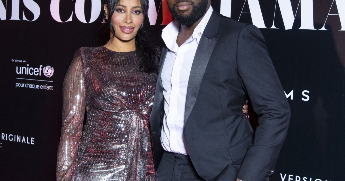 Gims et sa femme DemDem au photocall de la soirée Unis comme jamais au ...