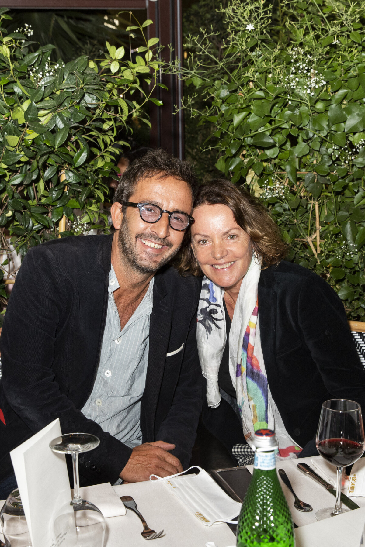 Photo : Exclusif - Cyrille Eldin et Cendrine Dominguez en couple lors ...