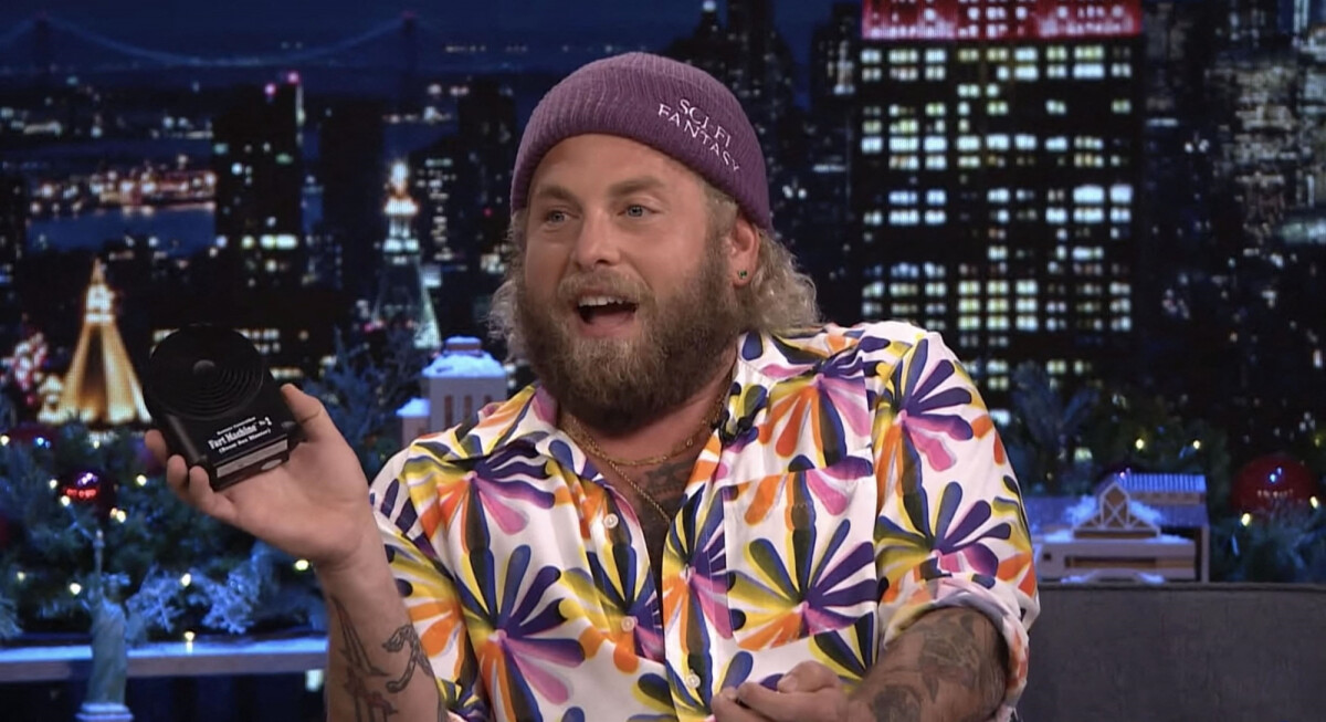 Photo : Jonah Hill sur le plateau de l'émission "The Tonight Show ...