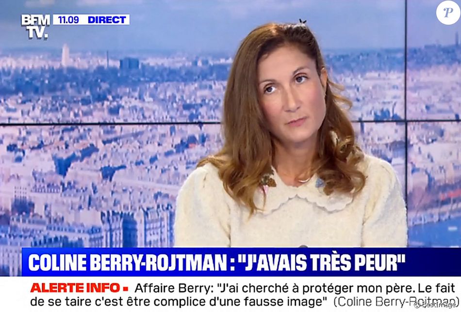 Coline Berry-Rojtman, fille de Richard Berry, invitée de BFMTV dans l ...