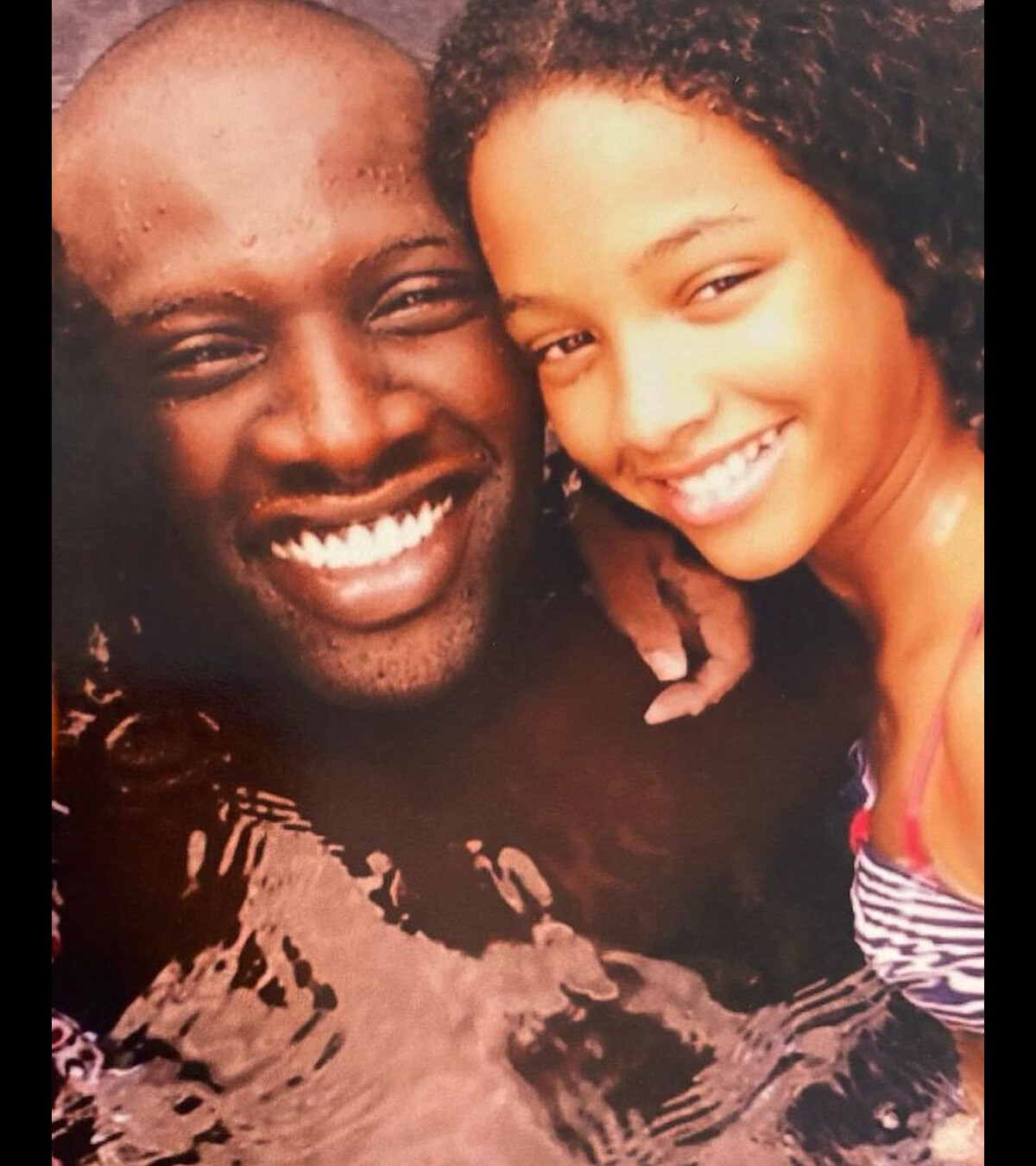 Photo : Omar Sy et sa fille Selly. Instagram. Le 20 janvier 2022 ...