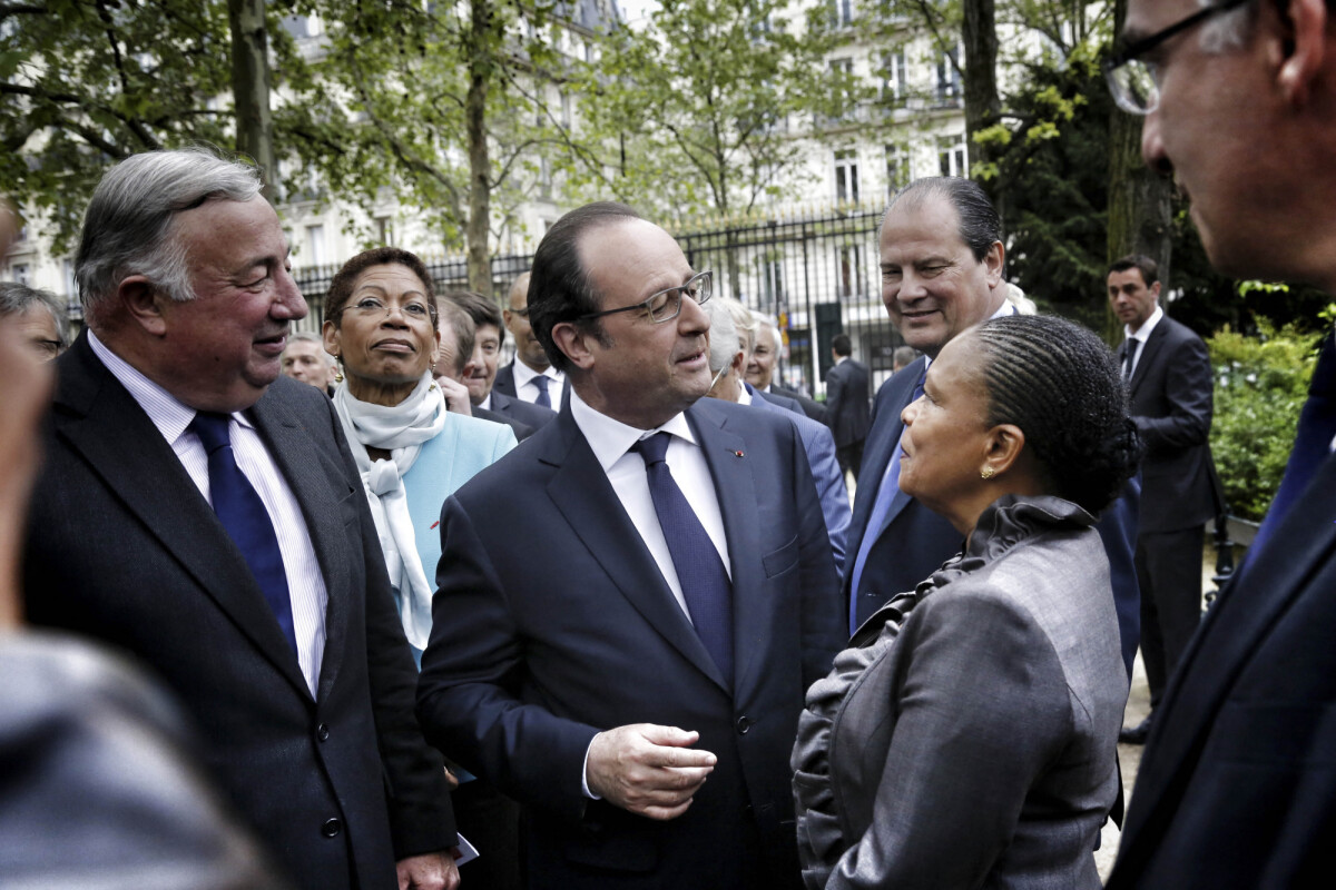 Photo : François Hollande, président de la République et Christiane ...
