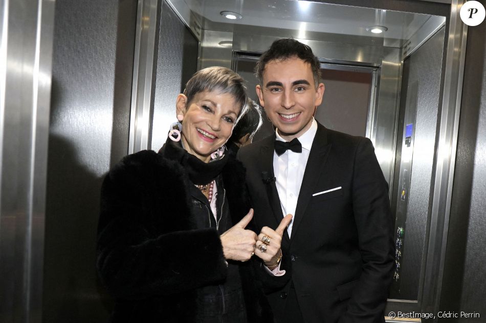 Exclusif - Jordan de Luxe et Isabelle Morini-Bosc lors de l'enregistrement de l'émission Chez ...
