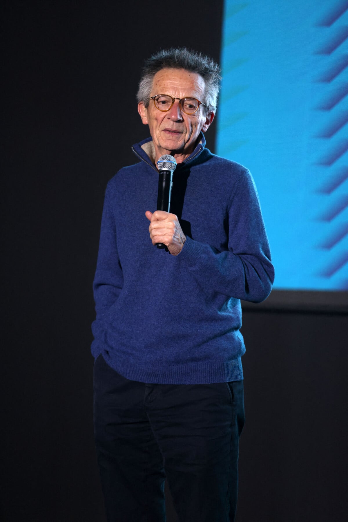 Photo : Le réalisateur Patrice Leconte le 20 janvier 2022 lors du ...