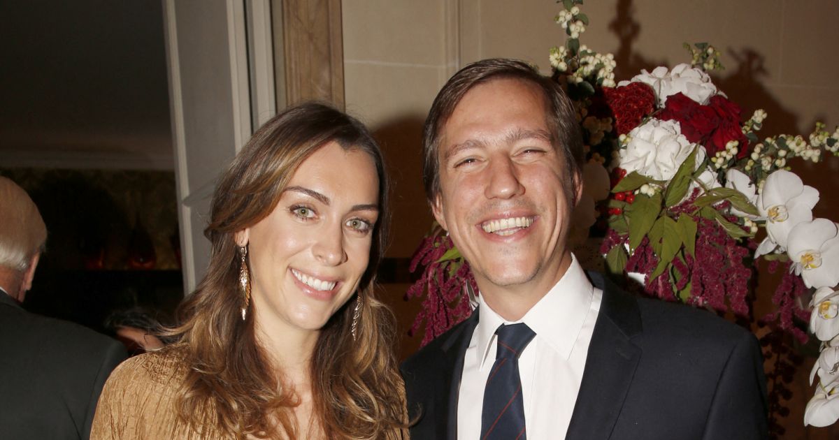 Le prince Louis de Luxembourg et sa fiancée Scarlett Lauren Sirgue lors ...
