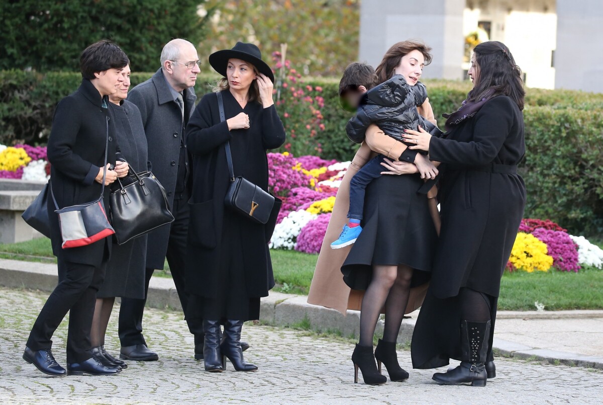 Photo : Eka Zgouladze, ex-femme de Raphaël Glucksmann, lors de l'hommage à André Glucksmann au ...