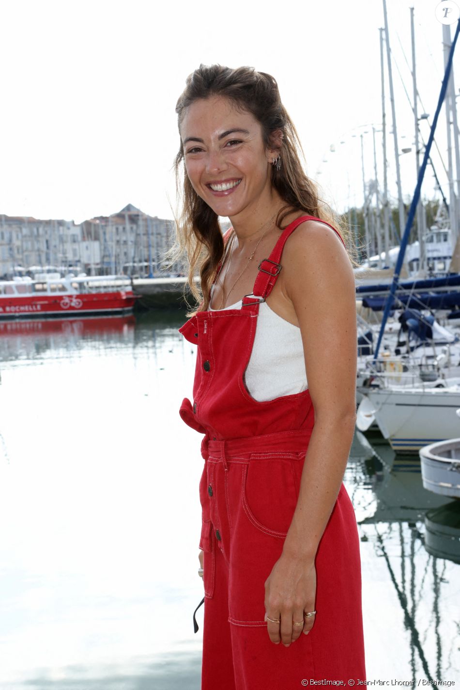 Constance Labbé pour la série Balthazar - Photocall lors du Festival de ...