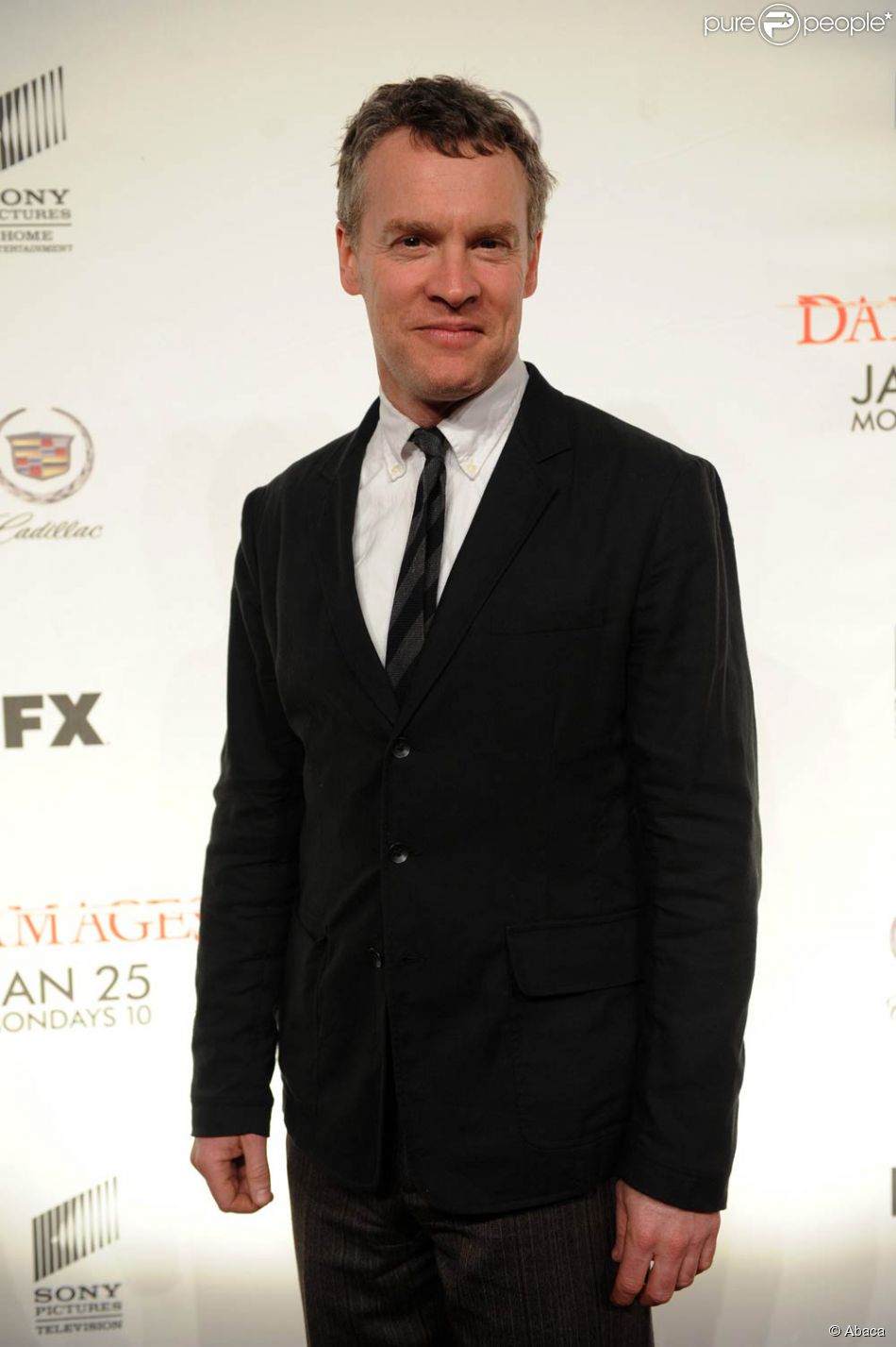 Tate Donovan lors de la soirée promo de la troisième saison de Damages ...