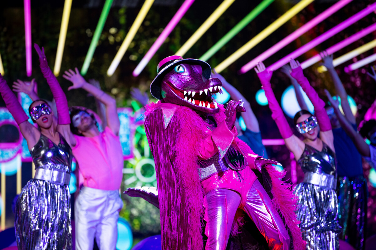 Photo : Le Crocodile, costume de "Mask Singer 2022", sur TF1 - Purepeople
