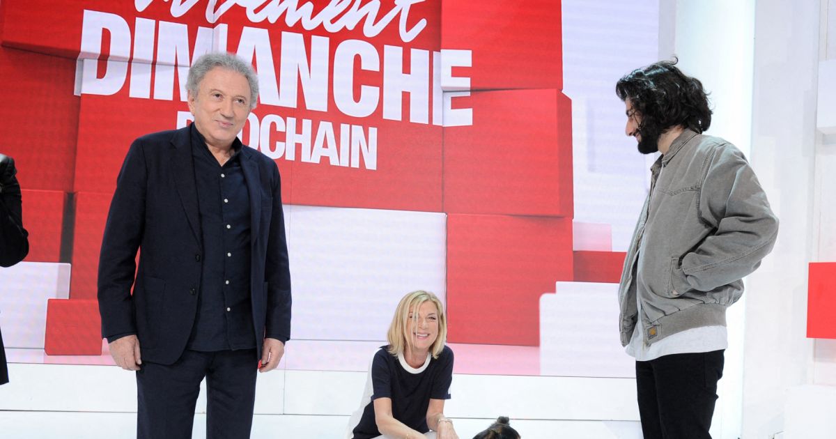 Exclusif - Michel Drucker, Michèle Laroque et MB 14 - Enregistrement de l'émission Vivement ...