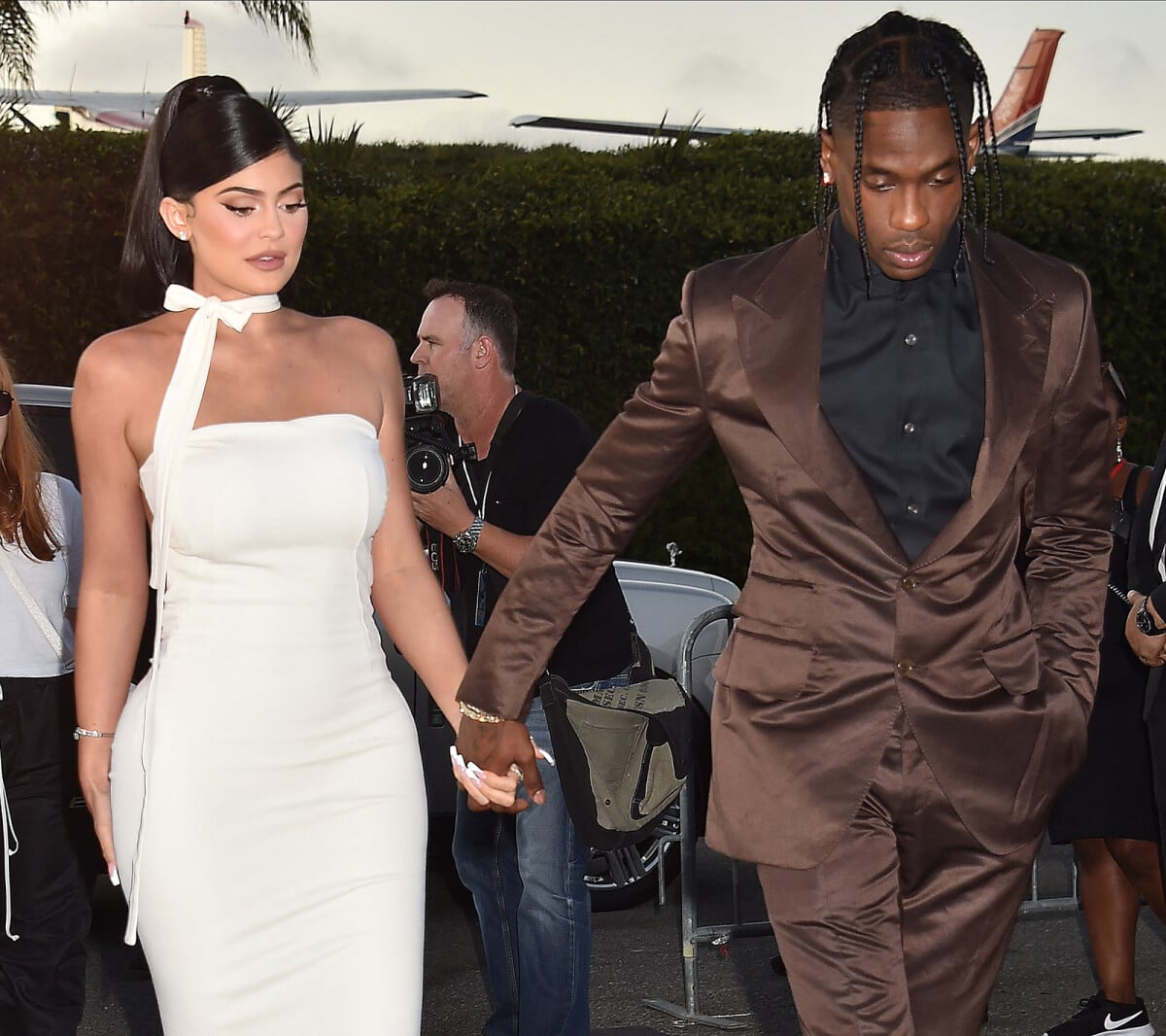 Photo : Travis Scott avec sa compagne Kylie Jenner à la première du ...