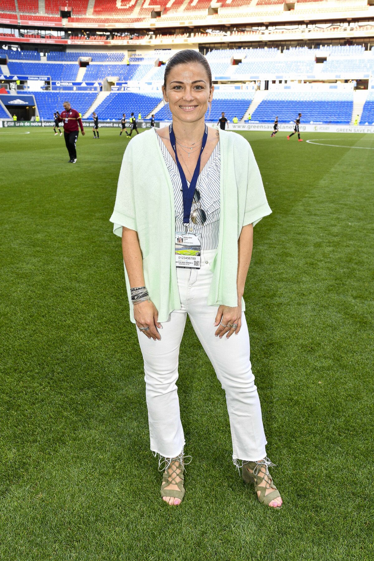 Photo : Exclusif - Laure Boulleau lors du match de football caritatif ... Photo : Exclusif - Laure Boulleau lors du match de football caritatif ...