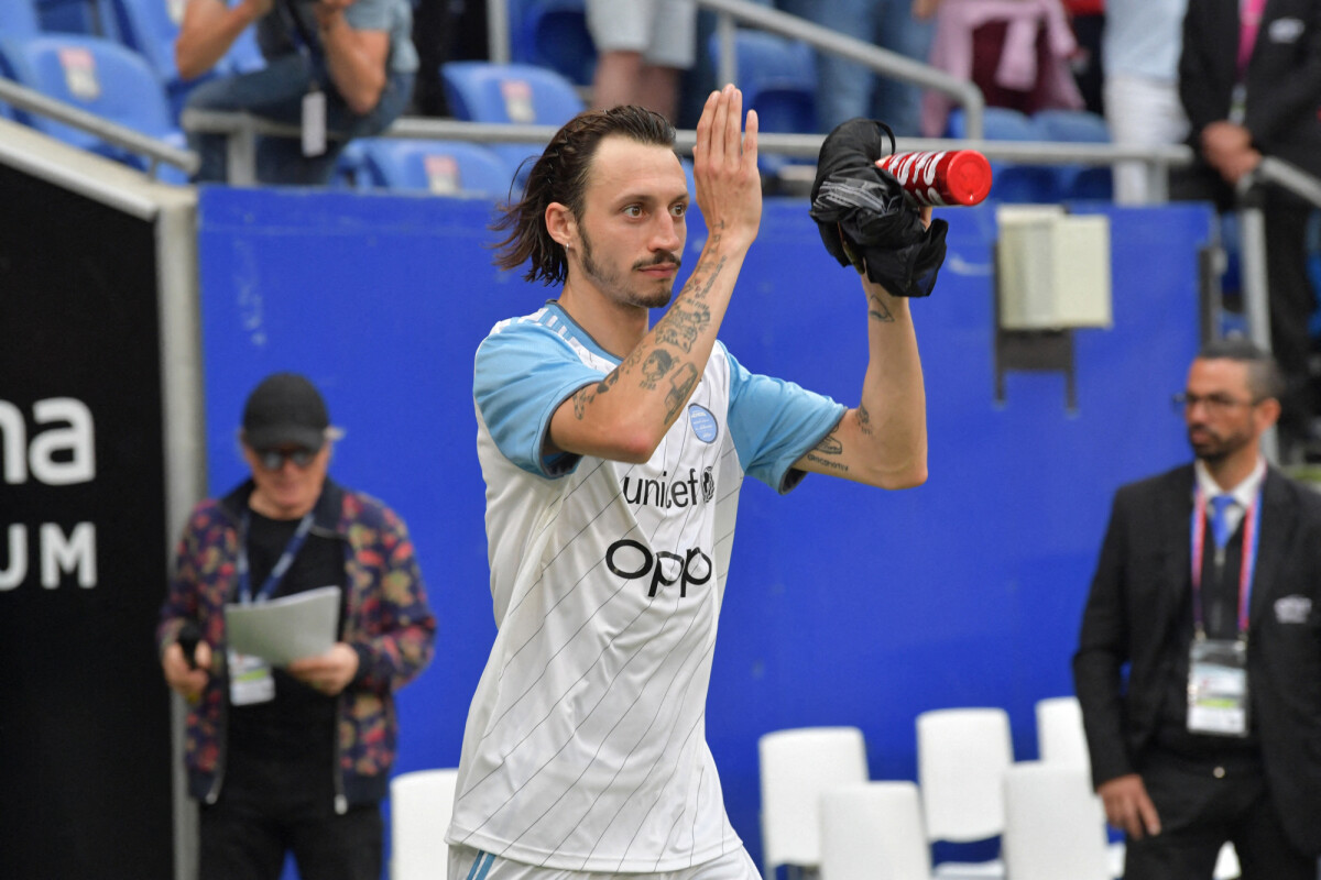 Photo : Roméo Elvis (rappeur) lors du match de football caritatif entre ...