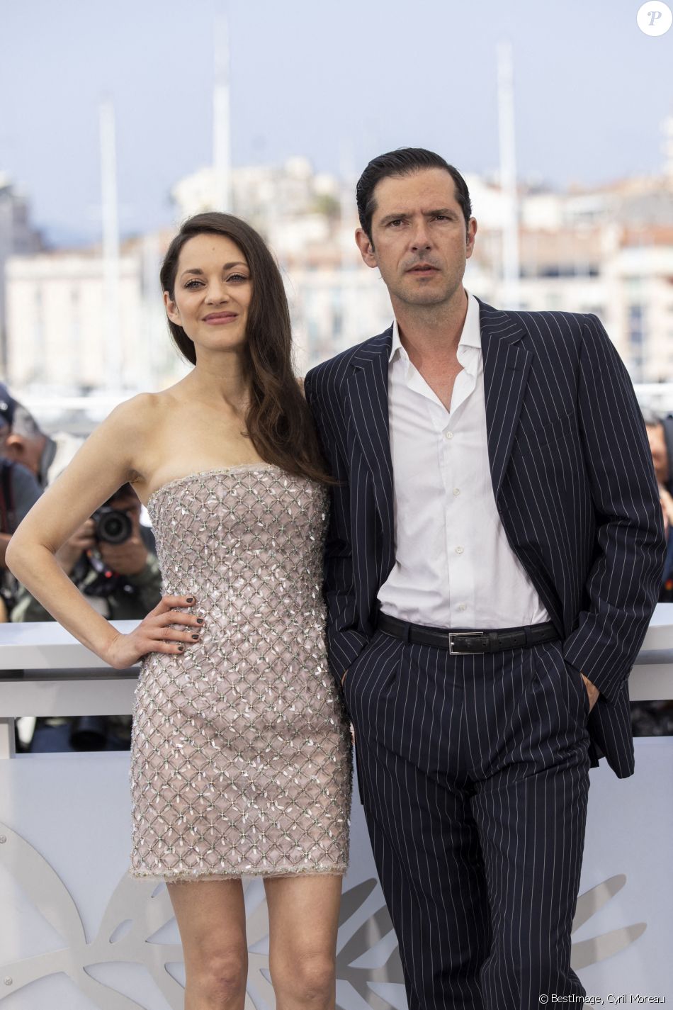 Marion Cotillard et Melvil Poupaud au photocall de Brother And Sister ...