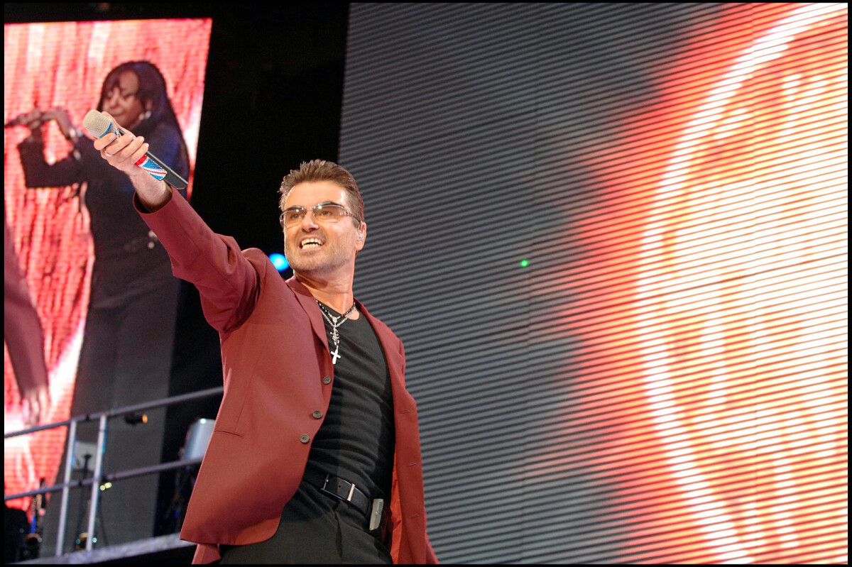 Photo : Concert de George Michael au Wembley Stadium de Londres ...