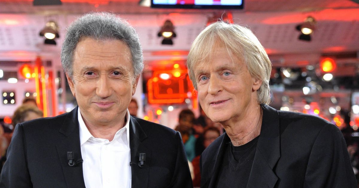 Michel Drucker, Dave - Enregistrement de l' emission Vivement Dimanche ...