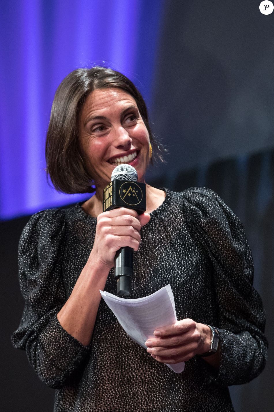 Alessandra Sublet sur scène lors de la cérémonie de clôture du 23ème ...