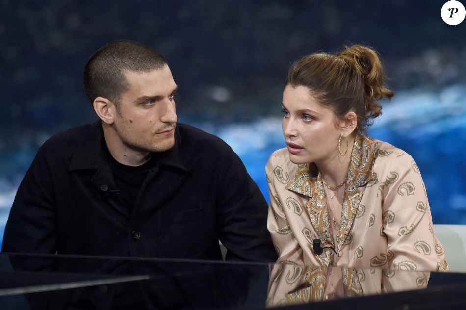 Louis Garrel et sa femme Laetitia Casta - Emission Che Tempo Che Fa à ...