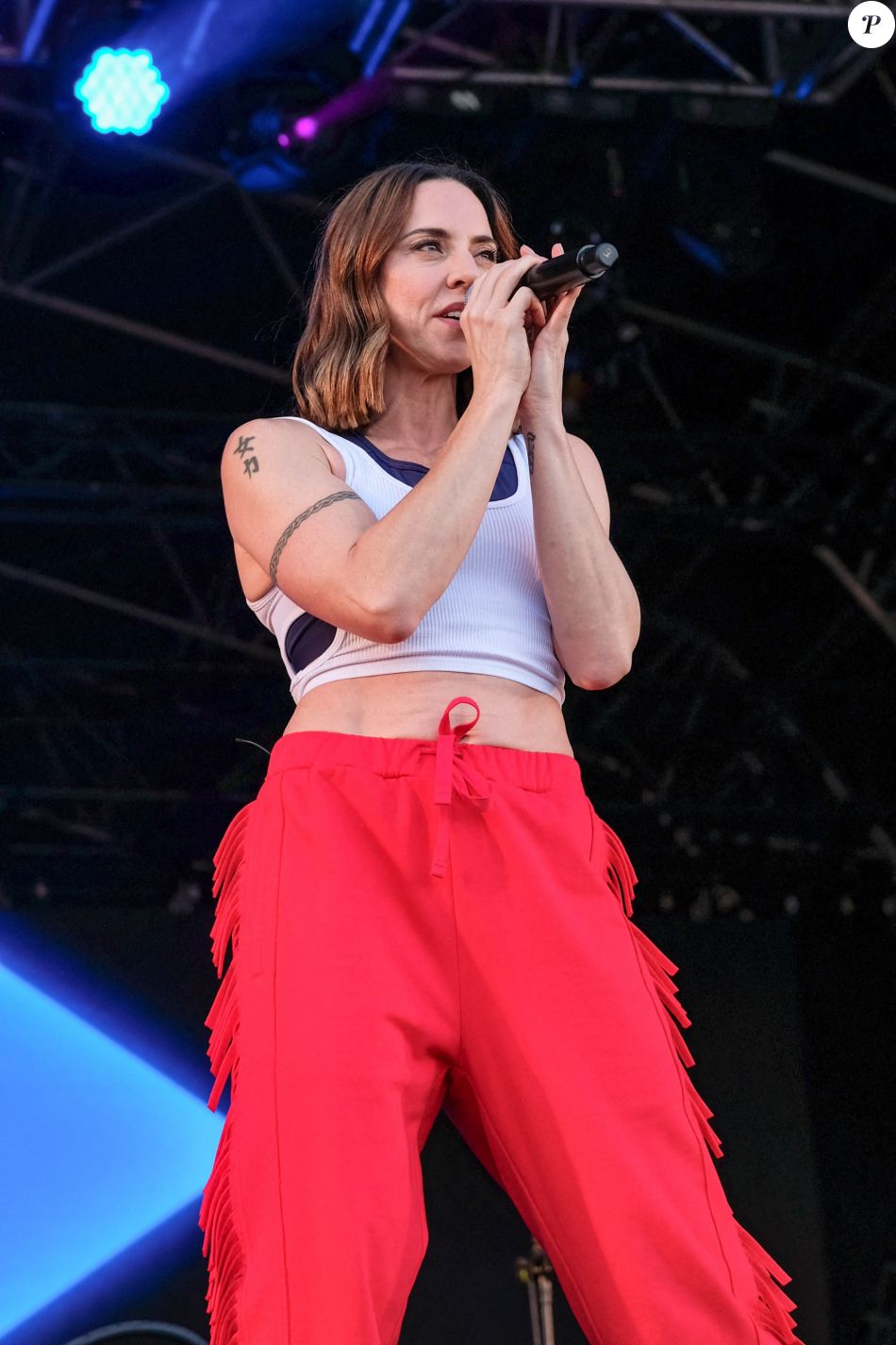 Melanie C (Spice Girls) donne un concert lors du Victorious Festival à ...