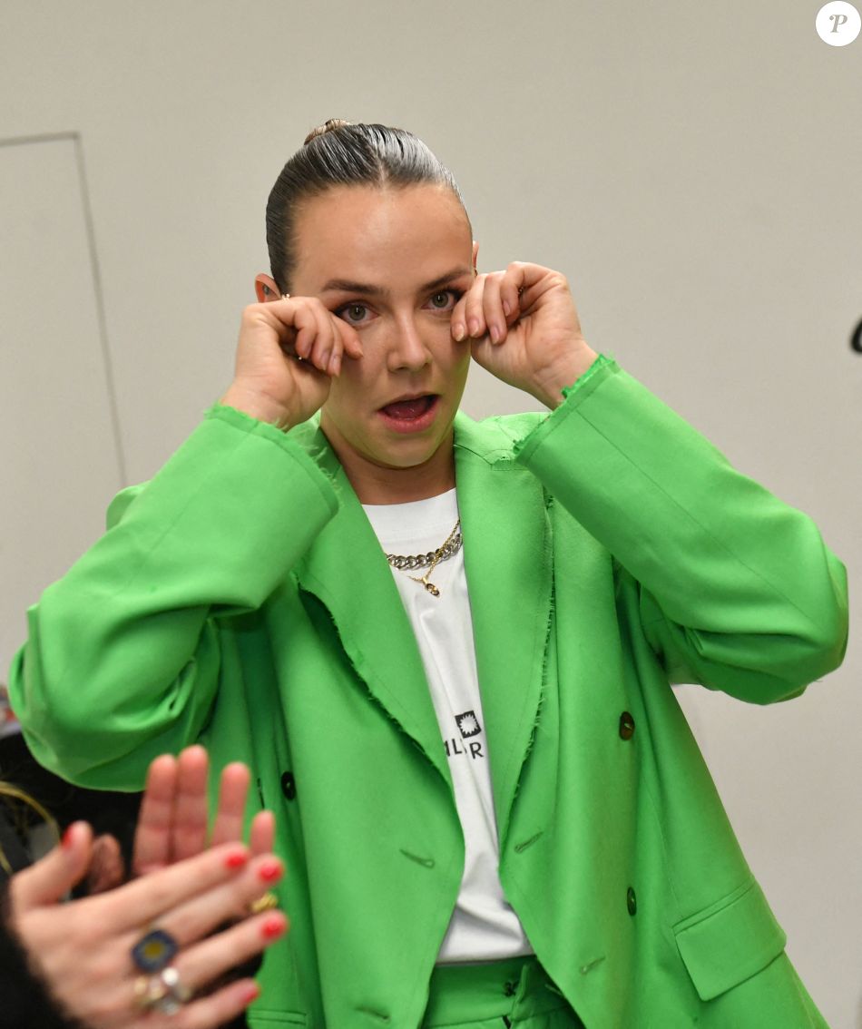 Pauline Ducruet - Backstage du défilé Alter Femme Automne/Hiver 2022/ ...