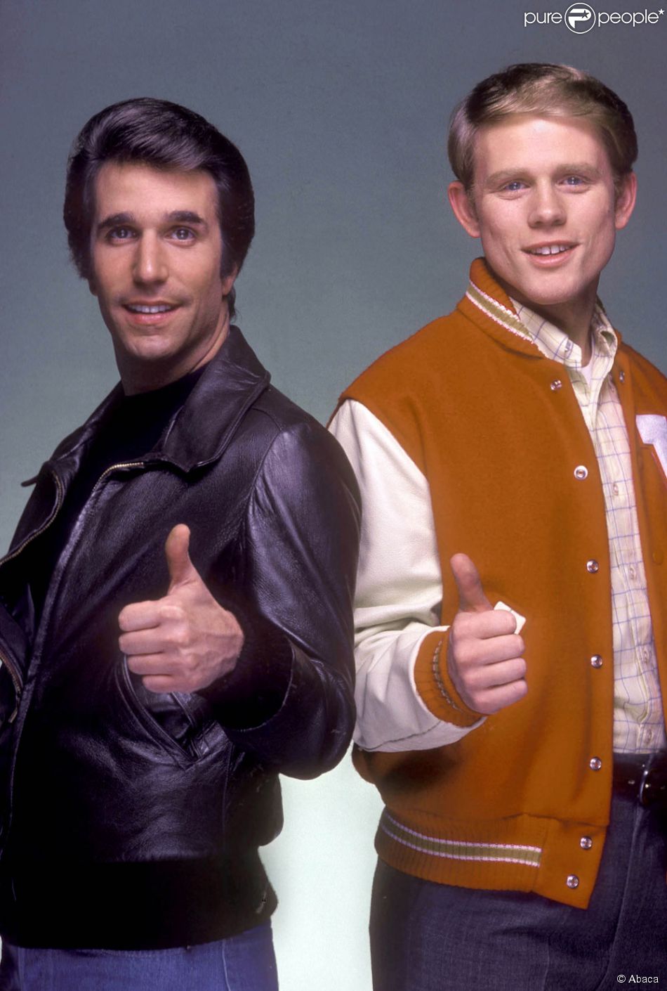 Henry Winkler et Ron Howard (Fonzie et Richie) - Purepeople