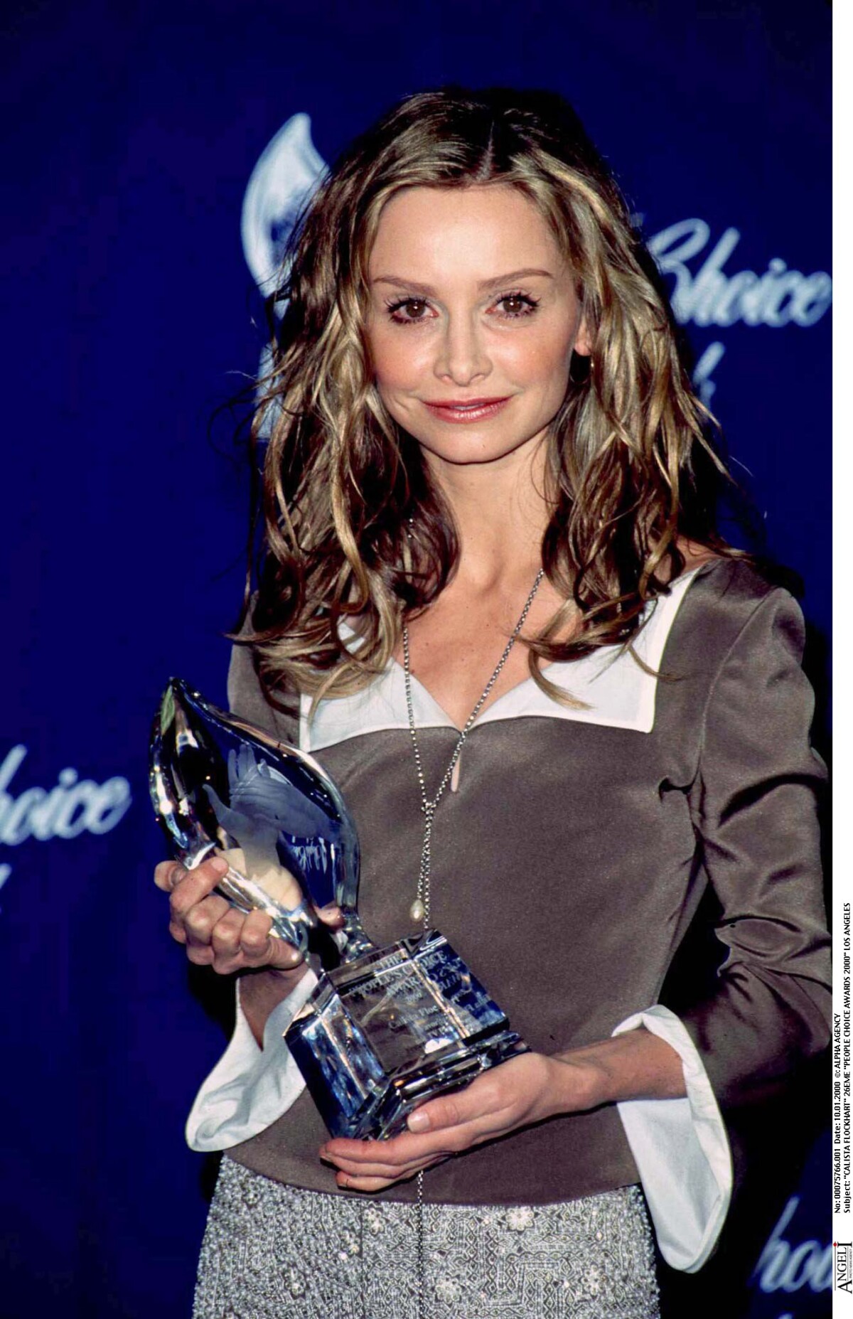 Photo : Calista Flockhart aux 26ème People Choice Awards à Los Angeles ...
