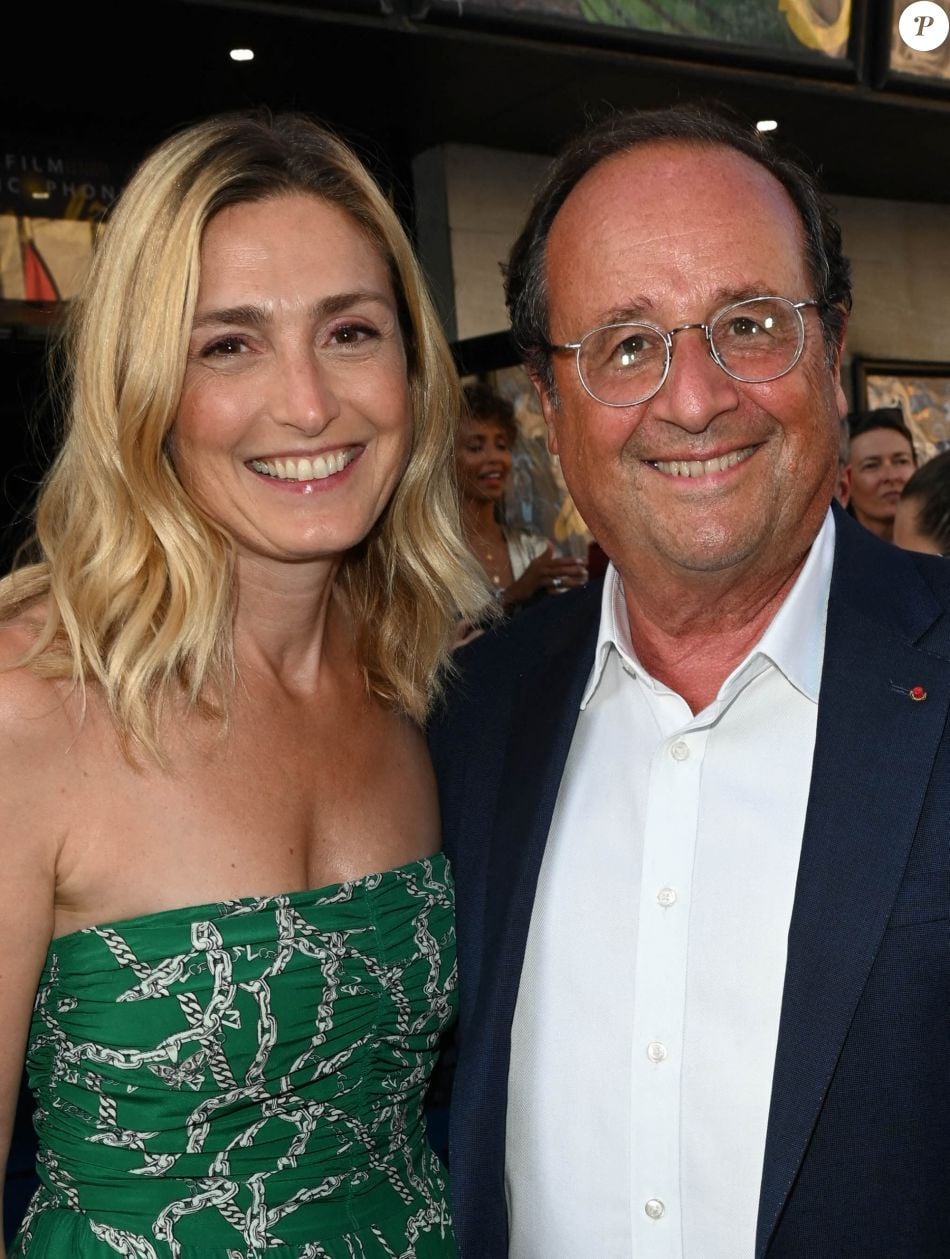 Julie Gayet et son mari François Hollande lors du 15ème festival du ...
