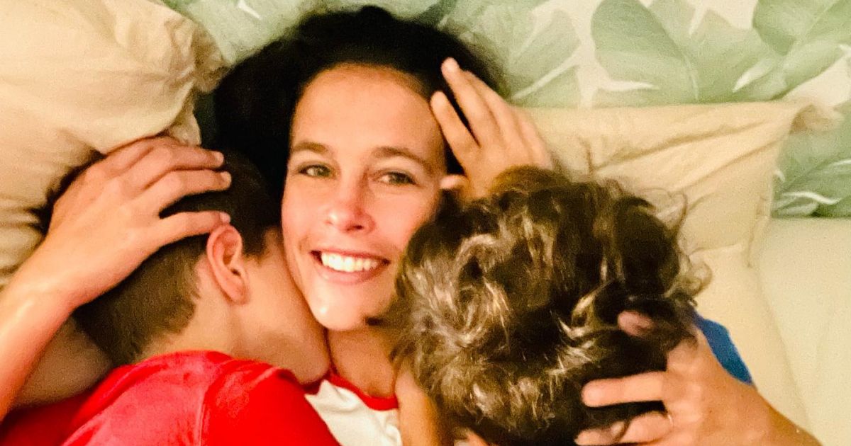 Clémence Castel en famille sur Instagram. Le 29 mai 2022. - Purepeople