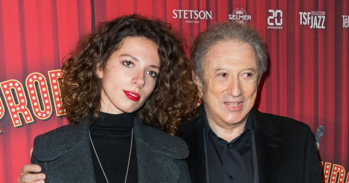 Michel Drucker et sa petite-fille Rebecca (fille de Stéfanie Jarre et ...
