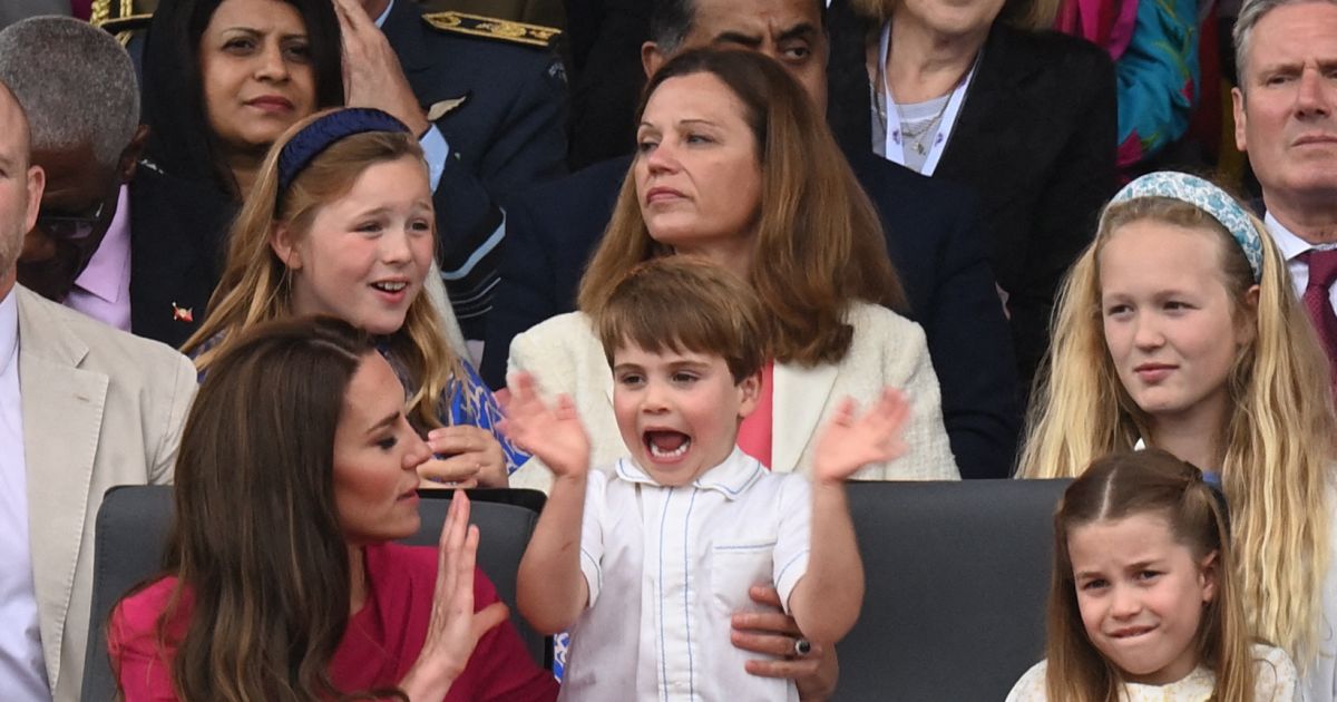 Kate Catherine Middleton, duchesse de Cambridge, le prince Louis, la ...