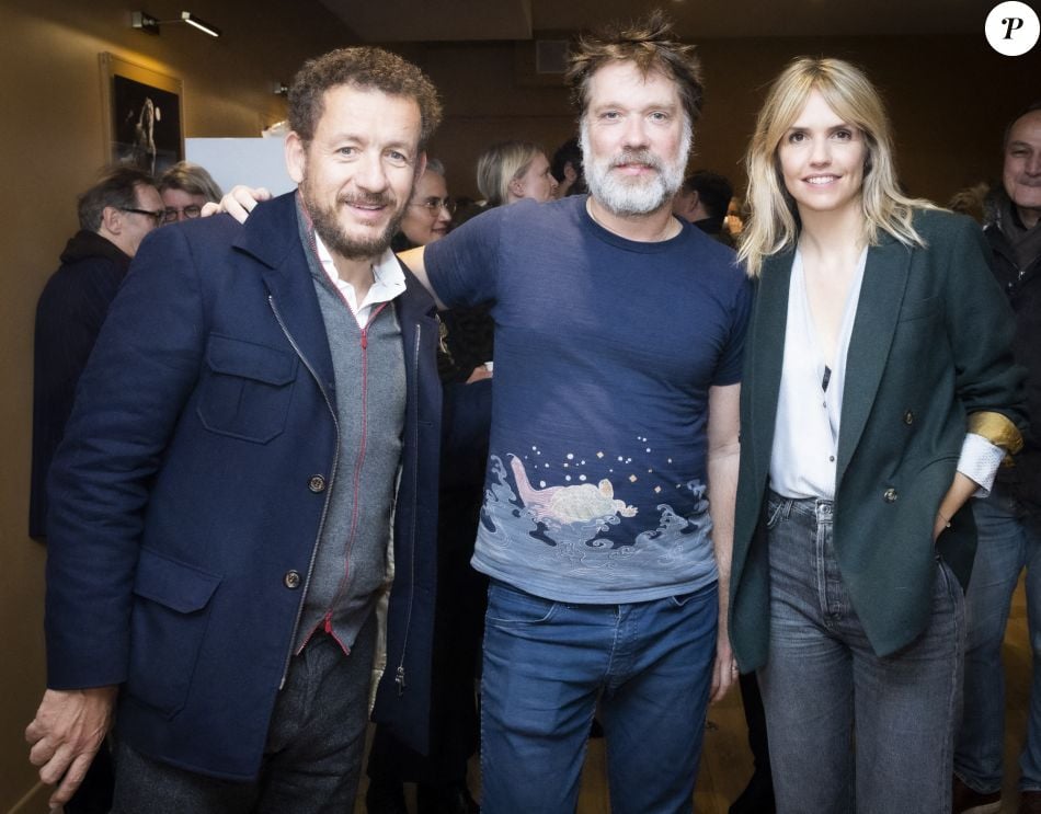 Dany Boon avec sa compagne Laurence Arné et Rufus Wainwright ...