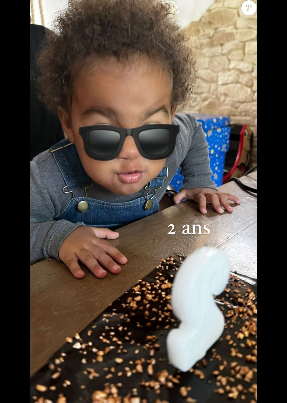 Black M et Léa Djadja fête l'anniversaire de leur fille Sinaa. Le 20 ...