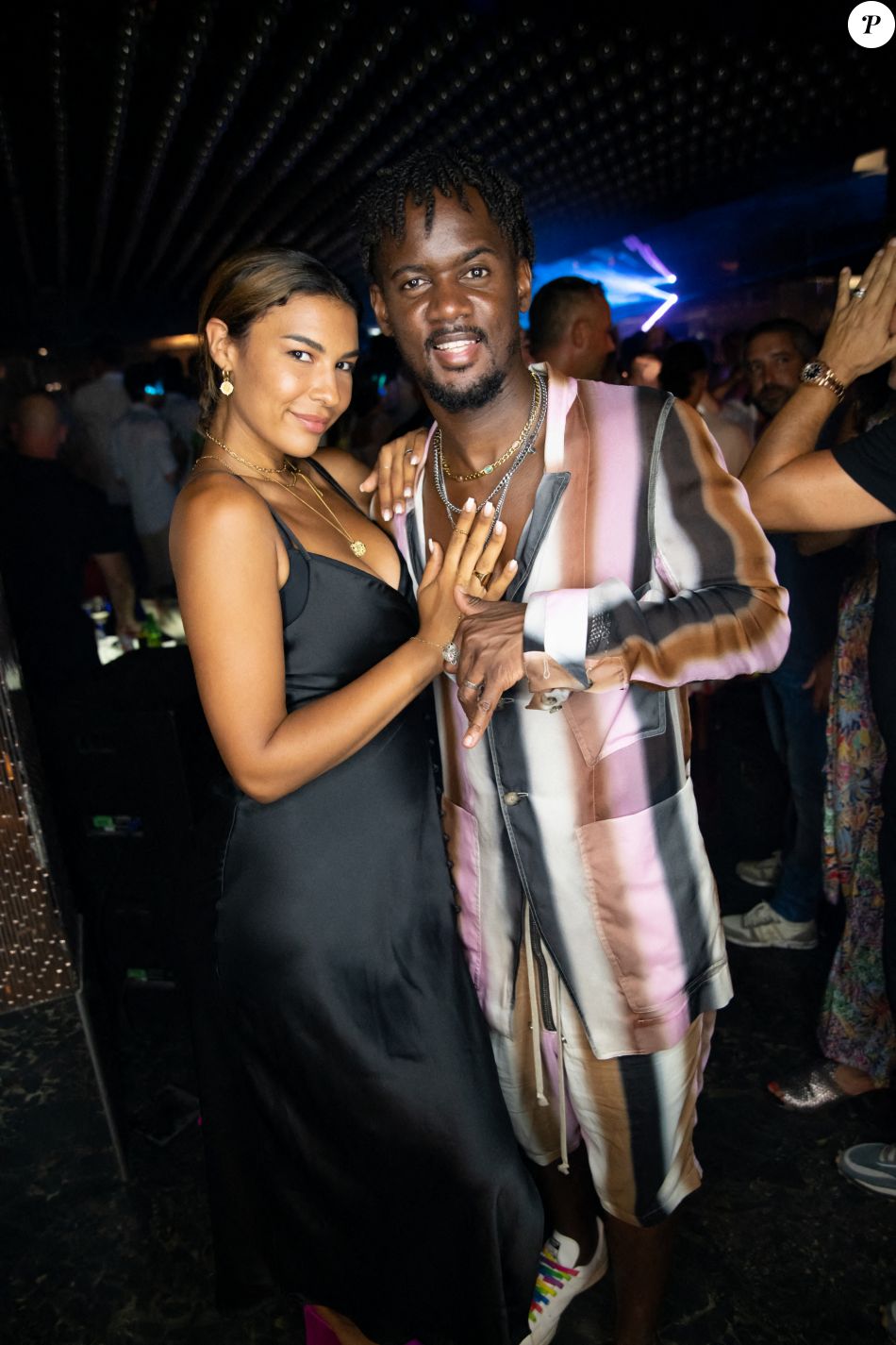 Exclusif - Black M et sa femme Léa Djadja - People au VIP Room à Saint ...